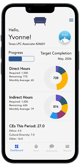 My LPC Hours | LPC hours tracking app