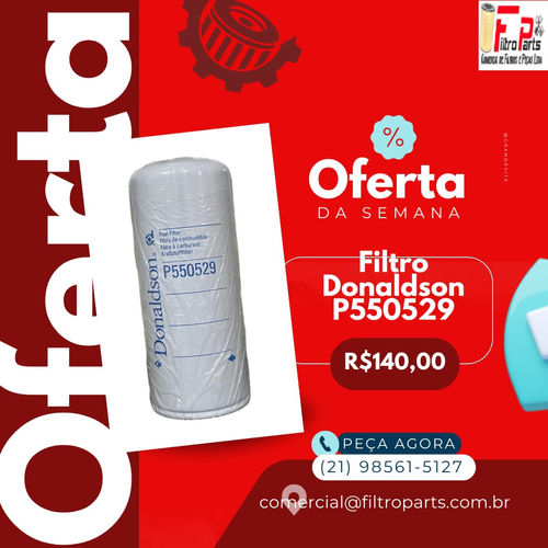 FILTRO DE COMBUSTÍVEL DONALDSON P550529 | filtroparts