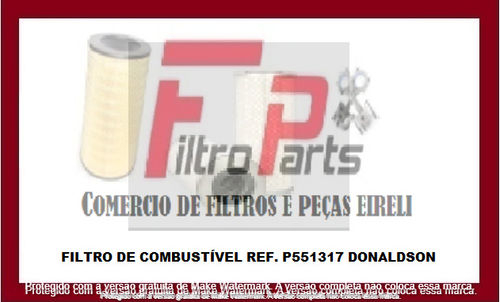FILTRO DE COMBUSTÍVEL REF. P551317 DONALDSON | filtroparts