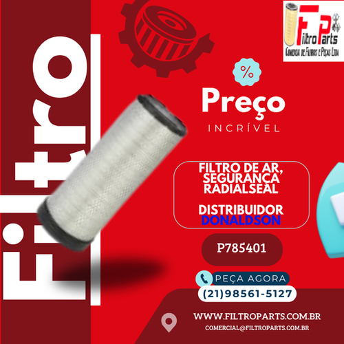 P785401 Filtro de Ar Segurança Radial Seal DONALDSON (DISTRIBUIDOR ...