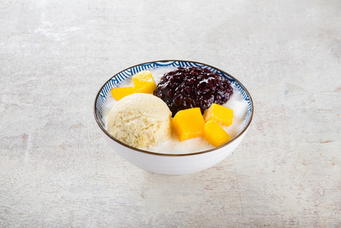 107 Durian Snowflake w Black Glutinous Rice | Ji De Chi