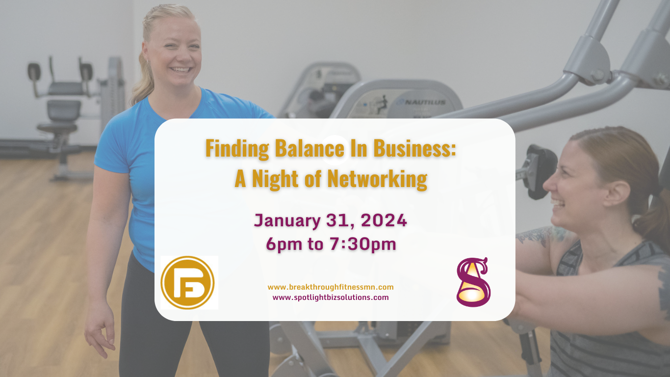 Finding Balance In Business: A Night of Networking | Breakthrough Fitness
