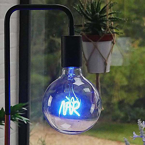 LED Text Light Bulb - Mr - Blue | Jameson's Tearooms