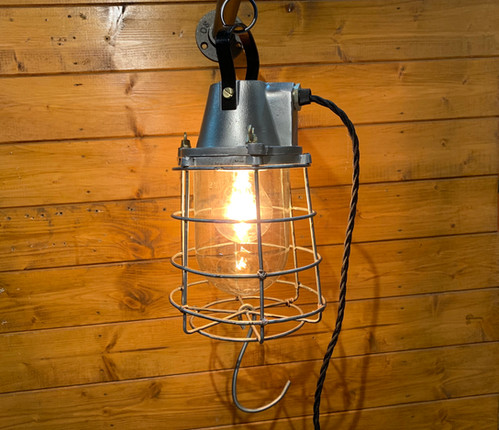 Rare 1940's Vintage British Military Explosion Proof Inspection Lamp ...