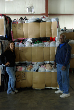 Clothing drop off pictures