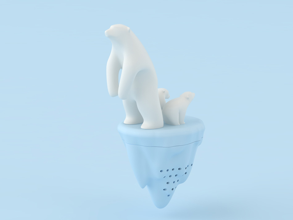 Hikalimedia | Tea Infuser | Polar Bears