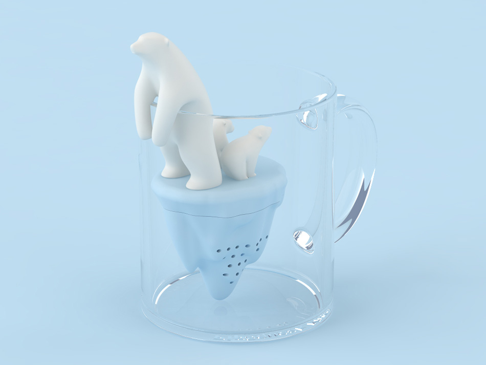 Hikalimedia | Tea Infuser | Polar Bears
