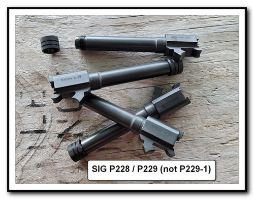 SIG P229 / P228 9MM Threaded Barrel 4.4" - Factory SIG Threaded Barrel ...