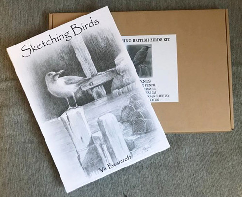 Sketching Birds Book & Materials Bundle | vic-website-2017