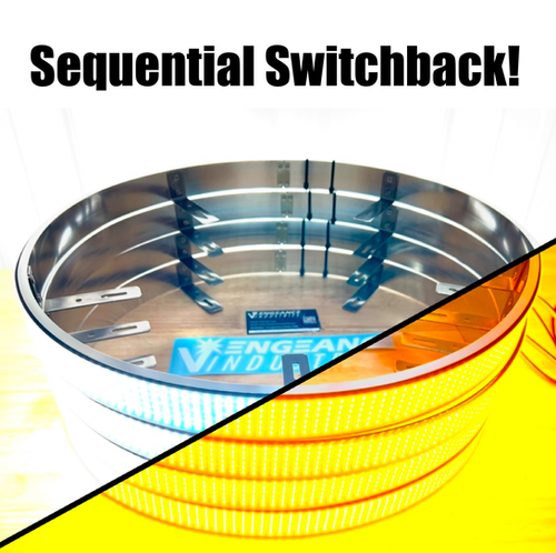 6 Row Sequential Switchback Wheel Lights | Vengeance Industries