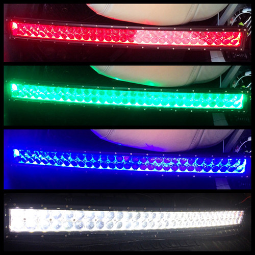32" Curved RGB BACKLIT Light Bar | Vengeance Industries