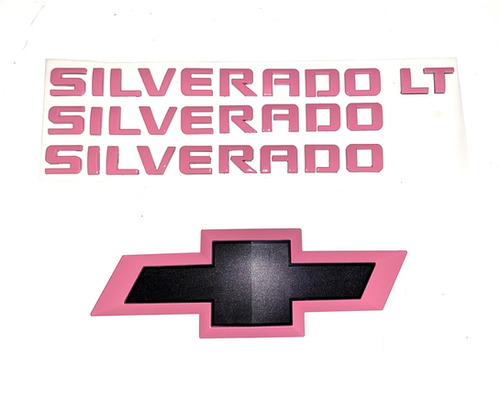 Painted Silverado Emblems | Vengeance Industries