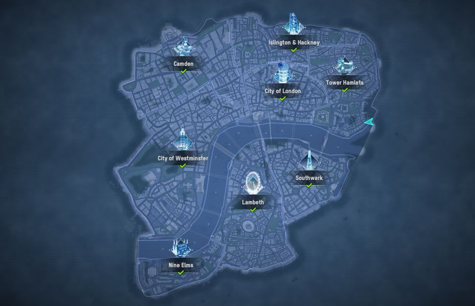 Watch Dogs Legion: Mapa, todos os bairros de Londres que você pode explorar