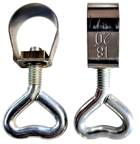 Awning Pole Clamps Tube Universal Caravan Motorhome Camping Tent 2 Pack ...