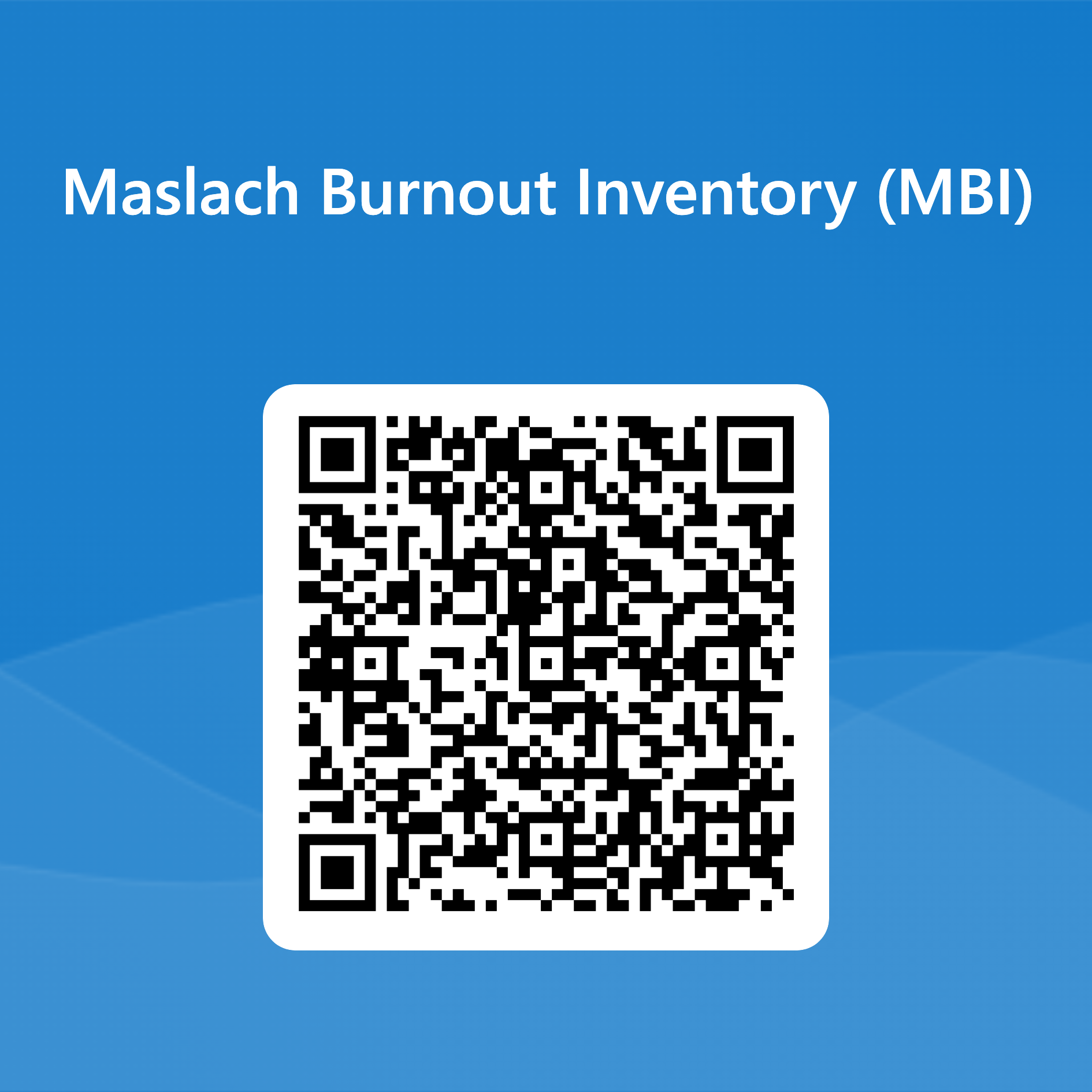 Maslach Burnout Inventory | my-pwb