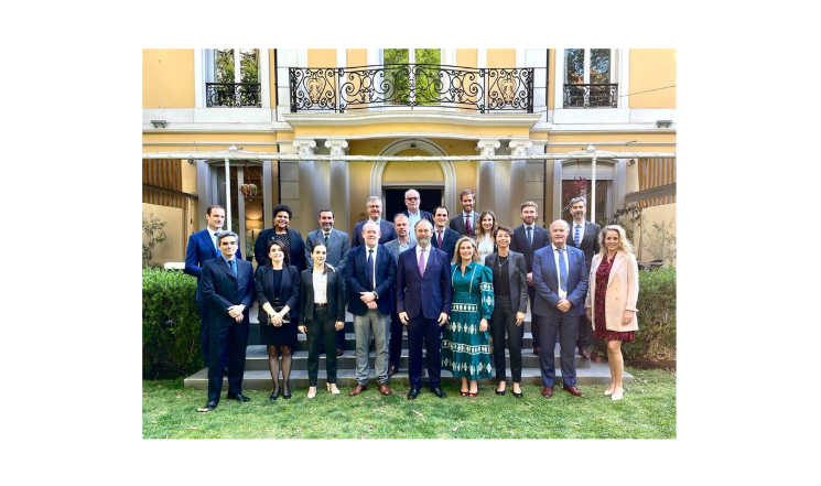 Cóctel en la residencia del Embajador de Bélgica por la delegación belga