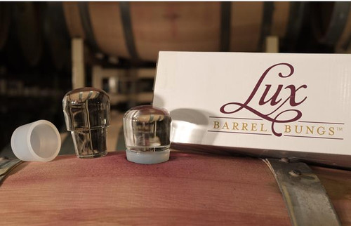 12 (dozen) LUX Glass Barrel Bungs | Paso Wine Barrels