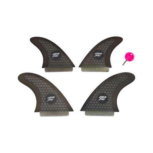 Catch Surf Honeycomb Quad Fins Black (4) | Halifax Surf School