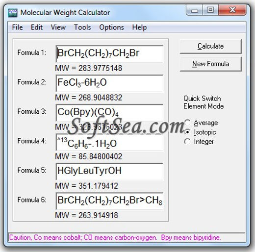 Molecular Weight Calculator 2.1.2 Download [April-2022]