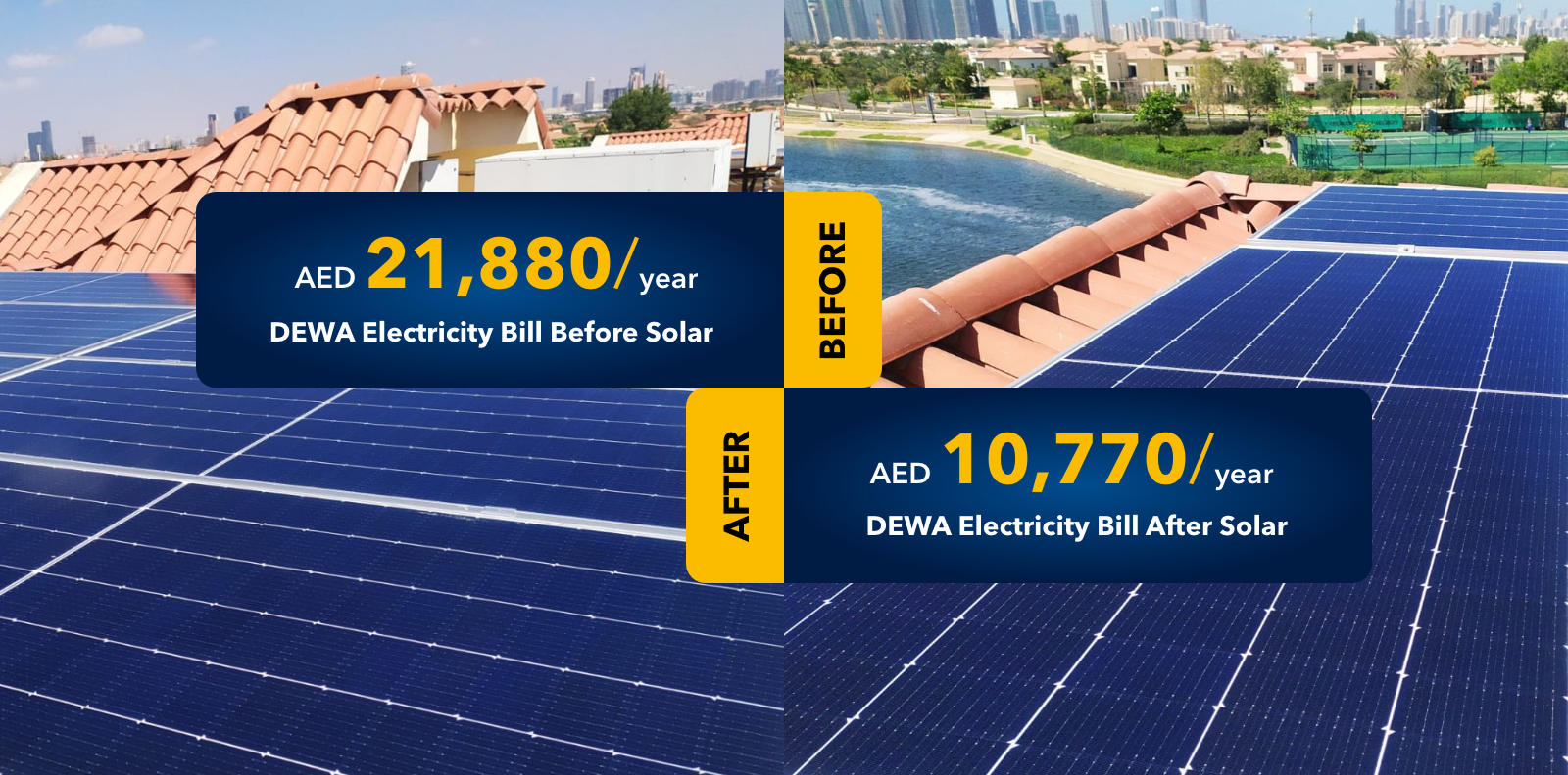 A Family's Solar Power Success in Jumeirah Islands, Dubai