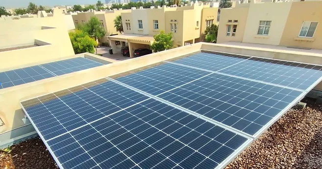 Solar Powered Living: Residential Solar Project in Springs, Dubai