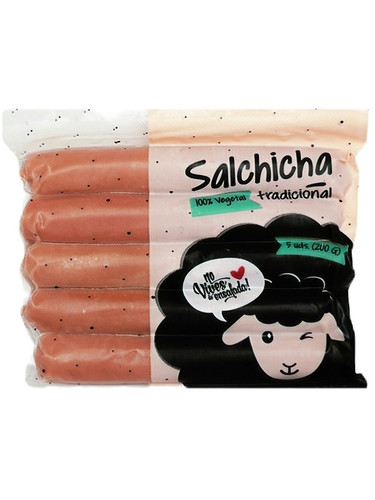 Salchicha vegana sabor tradicional | No vives de ensalada (5 unid.) | $3590