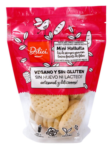 Pan Mini Hallulla sin gluten | Dilici (10 unid.) | $5690