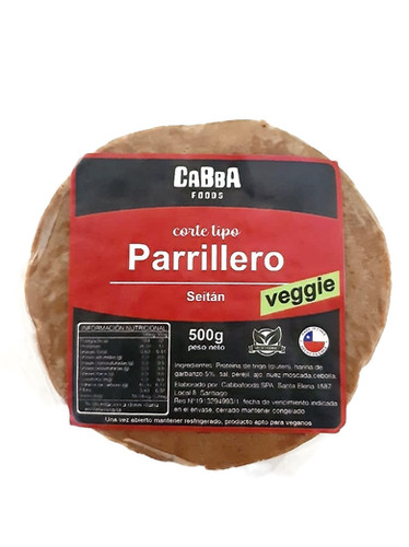 Seitán parrillero en medallones | Cabba Foods (500g) - Te Consciente
