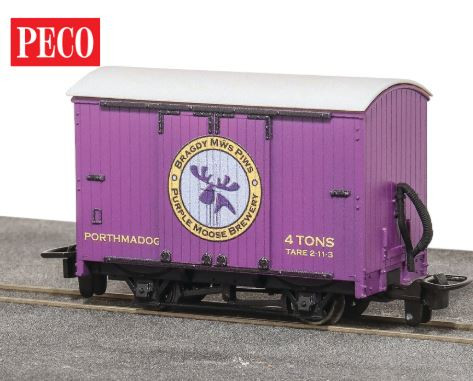GR-906 PECO GLT OO-9 Box Van, Purple Moose Brewery | Battlefield Models