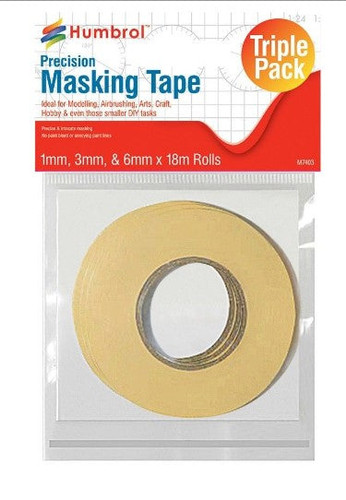 AG5110 Masking Tape Set 1mm, 3mm & 6mm x18m rolls | Battlefield Models
