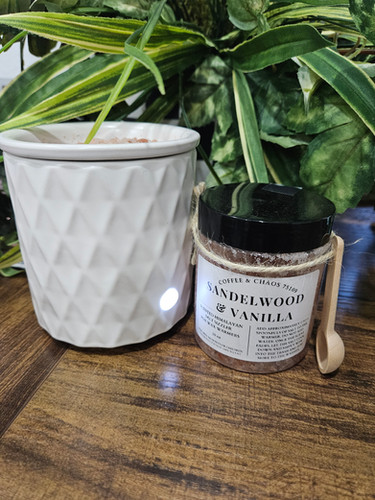 SANDELWOOD & VANILLA SALT SIZZLER | Coffee & Chaos 75109
