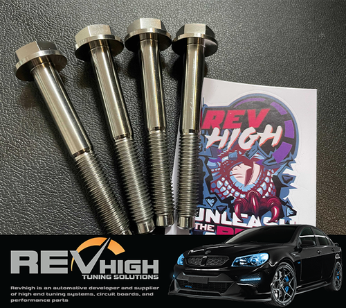 4x TITANIUM VVT Cam Gear Bolts for Holden VZ VE 3.6L Alloytec V6 LY7 ...