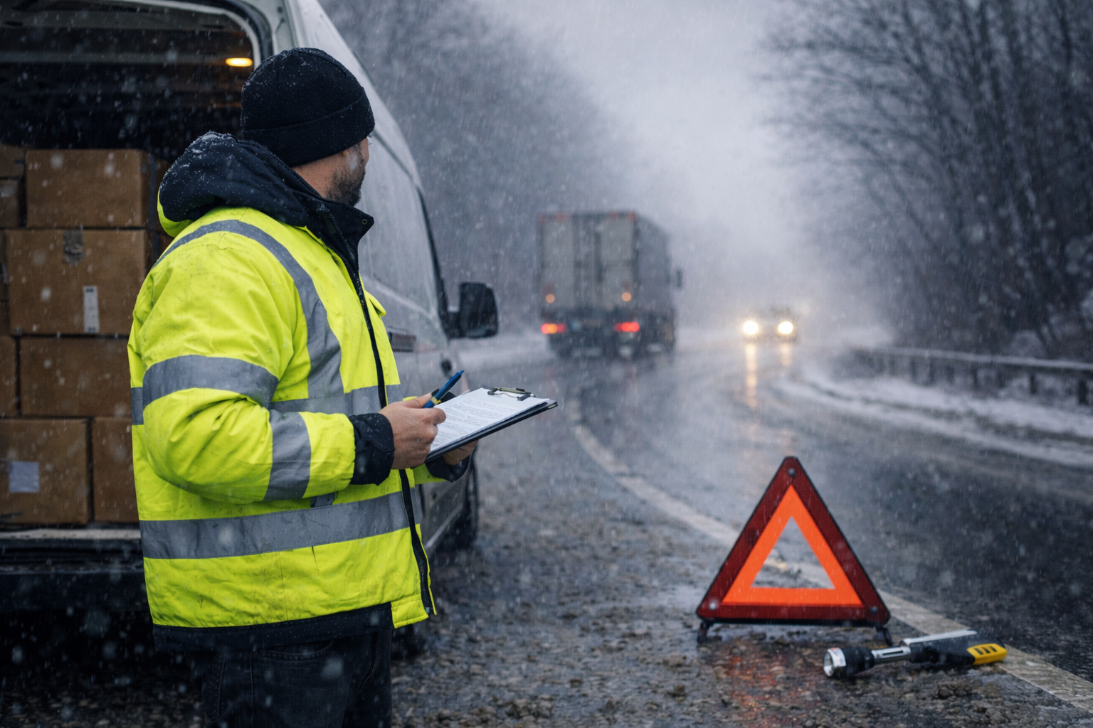 UK Bad Weather Checklist for Delivery Driver Jobs | MBL Logistics