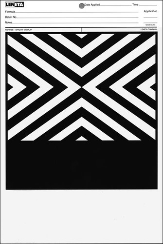 Form 9B Opacity-Display Chart | H.J.Unkel Thailand