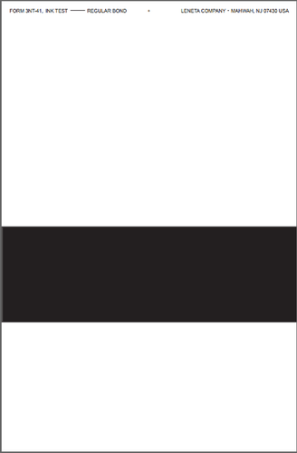 Form 3NT-41 Regular Bond Printing Ink Drawdown Sheet | H.J.Unkel Thailand