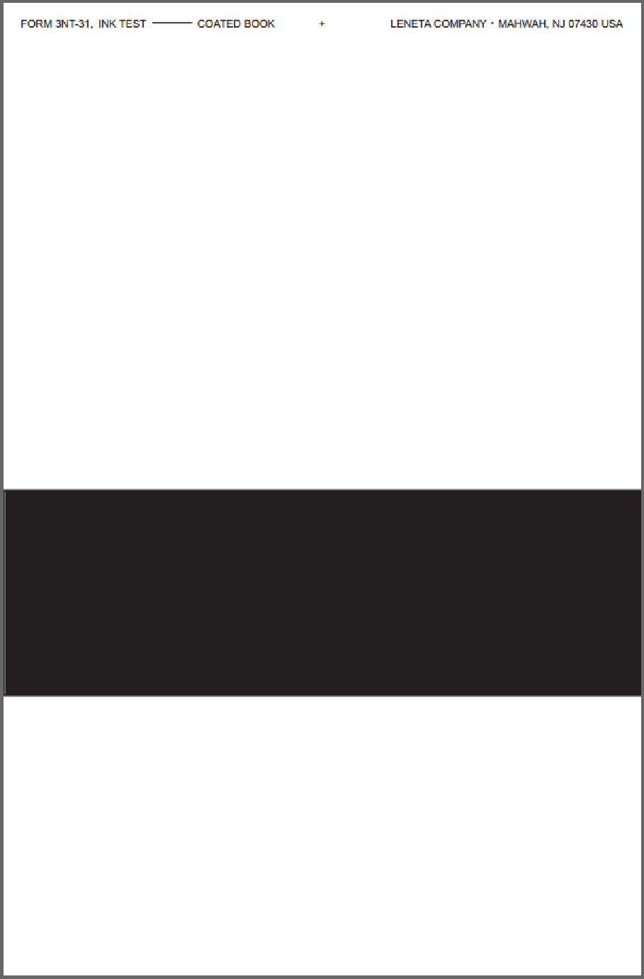 Form 3NT-31 Gloss Finish Coated Book Printing Ink Drawdown Sheet | H.J ...