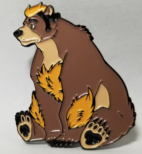 Bear Harold Enamel Pin | WolfBite Interactive