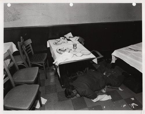 After dinner, NYPD Crime Scene Photograph | DOF AMSTERDAM