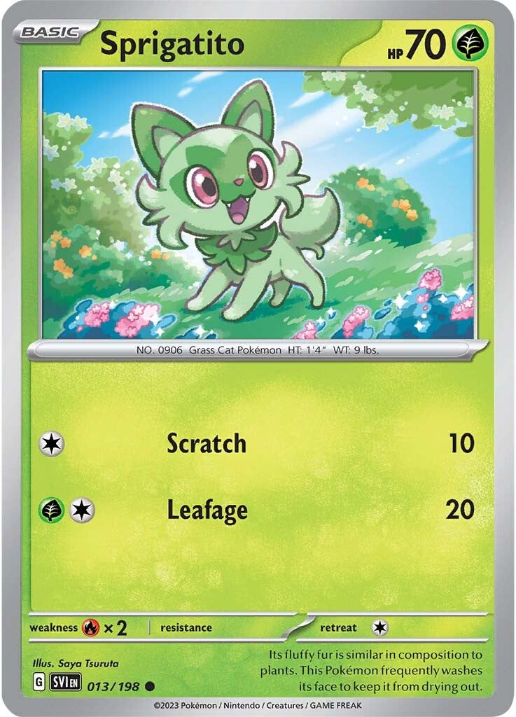Sprigatito - SV01: Scarlet & Violet Base Set (SV1) | Alain Cards