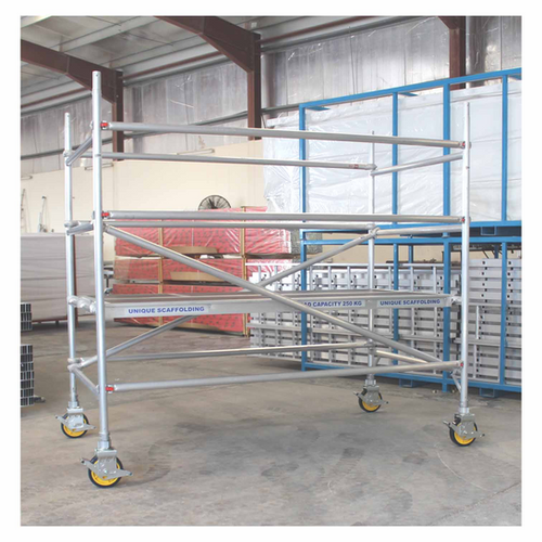 Mobile Aluminium Double Width Tower | Aussie Ladders