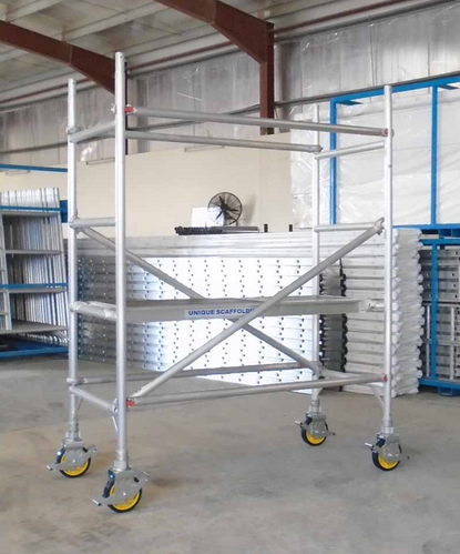 Mobile Aluminium Single Width Tower | Aussie Ladders