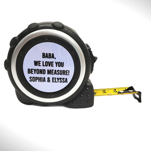16' Custom Printed Measuring Tape | Your Sentimental Cre