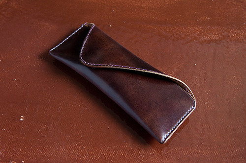 TRIENT (HORWEEN Color 8 based marble Shell Cordovan) | TELLER LEATHER