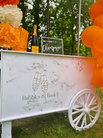 Bubbles & Bash | Champagne Cart Rental/ Party Planning in Oakland county
