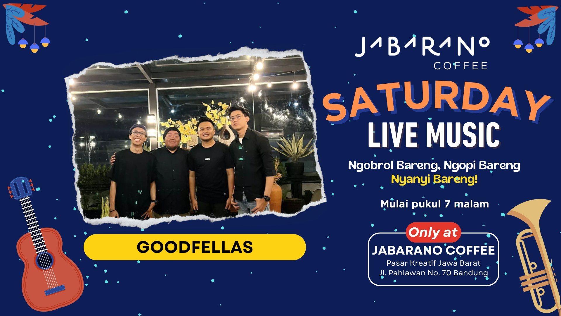 SATURDAY LIVE MUSIC @ Jabarano Coffee Pahlawan | Mysite