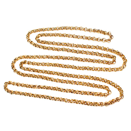 Edwardian Long Gold Guard Chain c.1910 | Thomas Glover