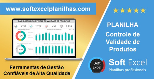 Planilha de Controle de Validade de Produtos em Excel | Softexcel