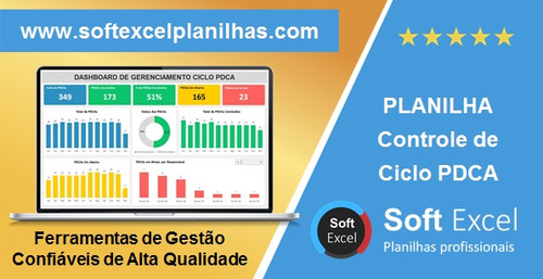 Planilha de Controle de Ciclo PDCA em Excel | Softexcel