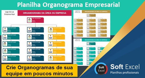 Planilha de Organograma em Excel | Softexcel