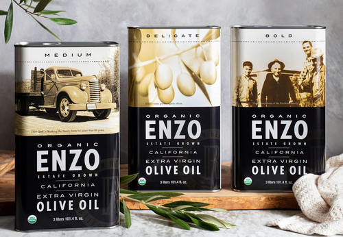 Enzo Olive Oil Classic 3 Liter Tins | MDCC MI